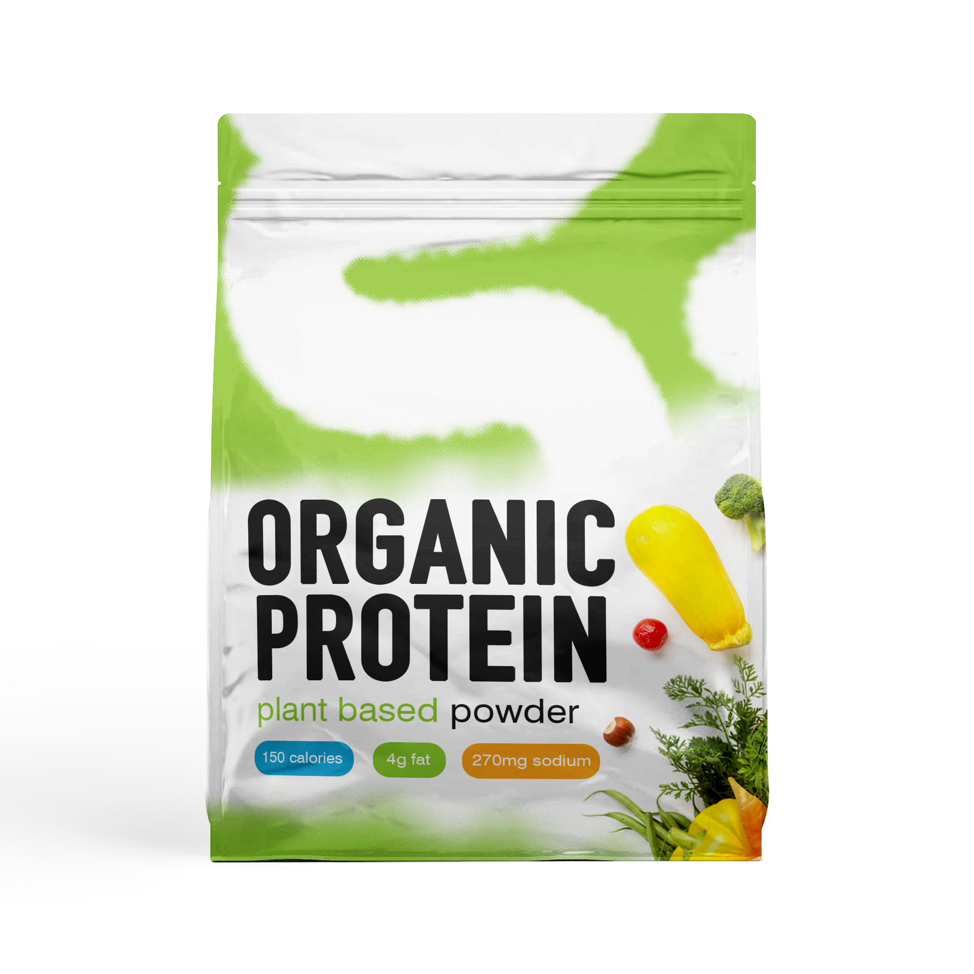 Recyclable Flat Bottom Whey Protein Bags - Buy flat bottom cellophane ...